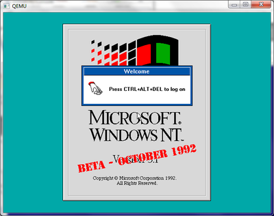 Windows NT 3.1 October 1992 beta - Computer History Wiki